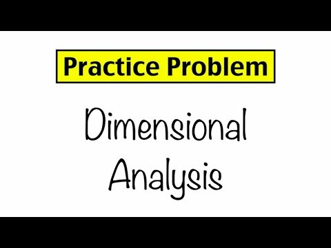 Practice Problem: Dimensional Analysis | Science